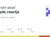 Github Doandv Java Sample Reactjs Sample Code For Reactjs