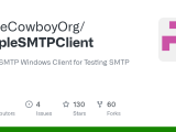 Github Codecowboyorg Simplesmtpclient Simple Smtp Windows Client For