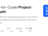 Github Call For Code Project Sample A Basic Github Repository