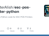 Github Masteralish Esc Pos Printer Python Example Python Code For