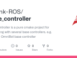 Github Adlink Ros Base Controller Base Controller Is A Pure Cmake