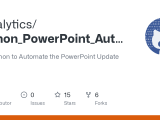Github Cydalytics Python Powerpoint Automation Use Python To