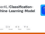 Github Amberkl Classification Machine Learning Model