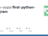 Github Sajin Oops First Python Program