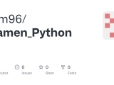 Github Apm96 Examen Python