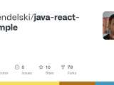 Github Pmendelski Java React Example