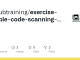 Github Githubtraining Exercise Enable Code Scanning Using Codeql