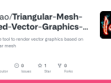 Github Xiehao Triangular Mesh Based Vector Graphics Renderer A