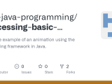 Github Nyu Java Programming Processing Basic Example A Simple