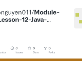 Github Thaonguyen011 Module 02 Lesson 12 Java Collection Framework