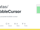 Github Floatas Bubblecursor General Purpose Bubble Cursor