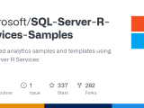 Github Microsoft Sql Server R Services Samples Advanced Analytics