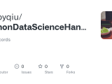 Github Zhaoyqiu Pythondatasciencehandbook Studyrecords