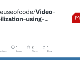 Github Makeuseofcode Video Stabilization Using Opencv