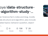 Github Yihaoye Data Structure And Algorithm Study Notes Mostly About