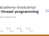 Github Nhnacademy Bootcamp Java Thread Programming Java Thread