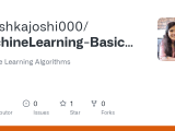 Github Anushkajoshi000 Machinelearning Basics Python Machine