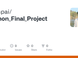 Github Mchpai Python Final Project