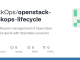 Github Stackops Openstack Stackops Lifecycle Tenant Lifecycle