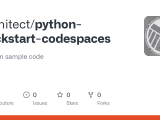 Github A2chitect Python Quickstart Codespaces Mslearn Sample Code