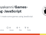 Github Mboyakanni Games Using Javascript So Guys I Made Some Games