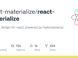 Releases React Materialize React Materialize Github