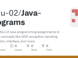 Github Anju 02 Java Programs A Collection Of Java Programming