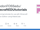 Github Brandonfossedu Minecraftedututorials Programming Tutorials