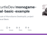 Visual Basic Net Beginners Community Monogame