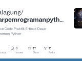 Github Novalagung Dasarpemrogramanpython Example рџ Source Code