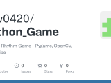 Github Ssw0420 Python Game Pygame Rhythm Game