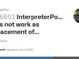 Interpreterpoolexecutor Does Not Work As Replacement Of