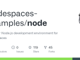 Github Codespaces Examples Node A Starter Node Js Development