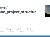 Github Gechym Python Project Structure Template