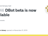 Dbot Beta Is Now Available Issue 2146 Binary Com Binary Bot Github