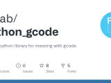 Github Fetlab Python Gcode Simple Python Library For Messing With Gcode