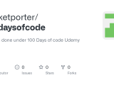 Github Packetporter 100daysofcode Projects Done Under 100 Days Of