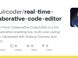Github Abdulrcoder Real Time Collaborative Code Editor The Real Time