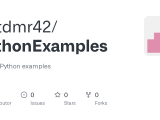 Github Mrtdmr42 Pythonexamples My First Python Examples