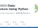 Github Jang0820 Data Structure Using Python Data Structure Using