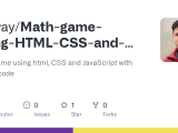 Github Rthway Math Game Using Html Css And Javascript Math Game