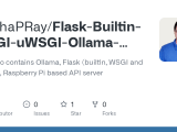 Flask Builtin Wsgi Uwsgi Ollama Raspberrypi Api Flaskserver Py At Main