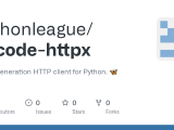 Github Pythonleague Encode Httpx A Next Generation Http Client For
