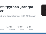 Github Palantir Python Jsonrpc Server A Python 2 And 3 Asynchronous