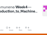 Github Johnmunene Week4 Introduction To Machine Learning