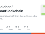 Github Ysabelchen Pythonblockchain Basic Blockchain Using Python