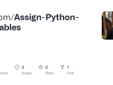 Github N8som Assign Python Variables