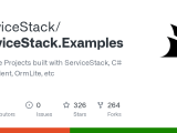 Github Servicestack Servicestack Examples Example Projects Built