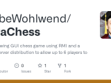 Github Gabewohlwend Javachess A Java Swing Gui Chess Game Using Rmi