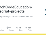Github Launchcodeeducation Javascript Projects Repository Holding